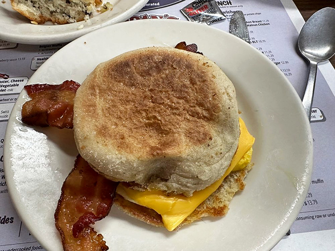 The breakfast sandwich that makes you wonder why you ever settled for drive-through versions.