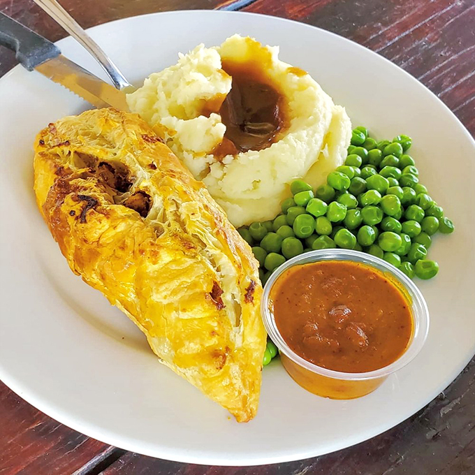 Curry in a pasty? It's like fish and chips met tikka masala and lived happily ever after. A true culinary love story.