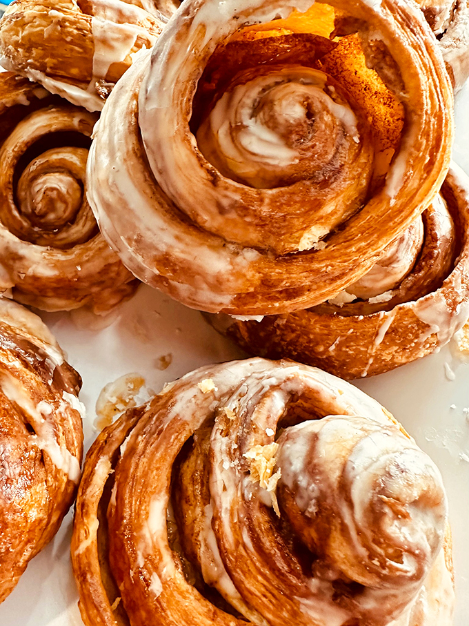 Round and round the cinnamon goes, where it stops, nobody knows! This swirly sensation is a carnival ride for your taste buds.