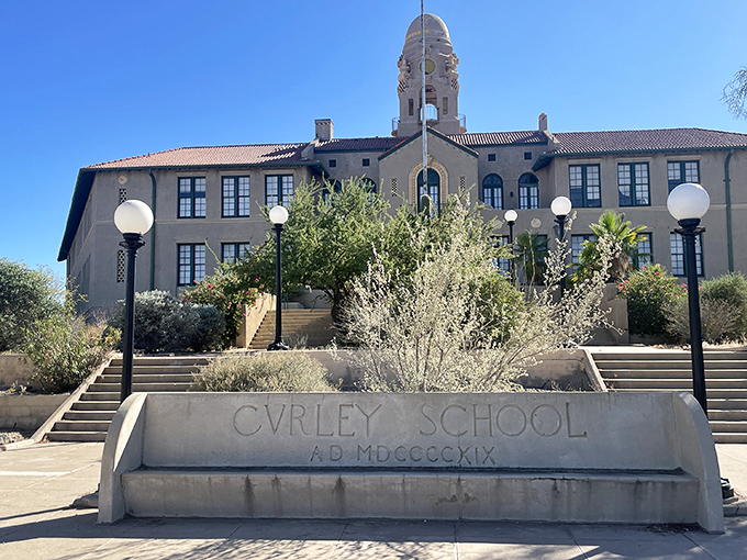 Curley School: where education meets elegance. This grand dame of learning could give Hogwarts a run for its money in the charm department. Photo credit: Damon Tighe