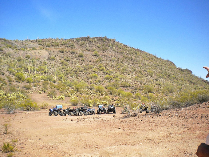 Desert adventure, now with 100% more horsepower! These ATVs are the modern-day equivalent of trusty steeds, only with better suspension and cup holders.