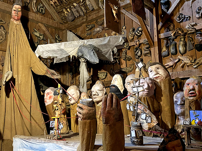 Welcome to the United Nations of Puppetry! This motley crew looks ready to solve world peace... or start the quirkiest dance party ever.