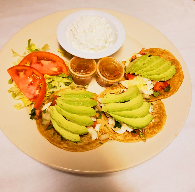 Fresh avocado, crisp vegetables, and perfectly seasoned egg whites make these tacos a healthy morning fiesta.