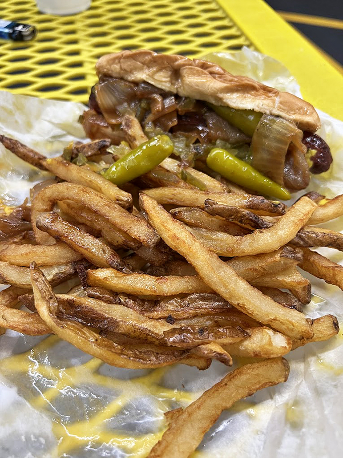 These hand-cut fries aren't just crispy&mdash;they're the supporting actors in your perfect lunch scene.