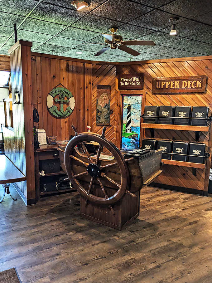 Dive into Whitey's nautical nostalgia! With decor that's part "Gilligan's Island," part Midwest charm, it's the perfect spot for landlubbers and sea dogs alike.