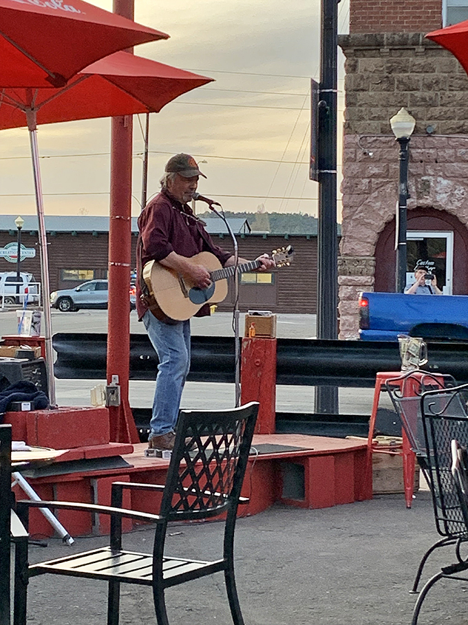 Live music that feeds the soul while you feed your belly. It's like getting a two-for-one deal on happiness.