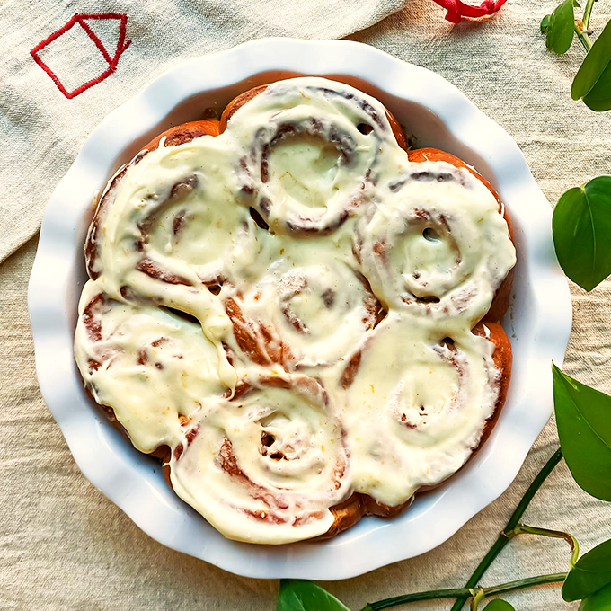 Orange and cardamom brioche: breakfast's answer to "But first, coffee." Why not have both? You deserve it.