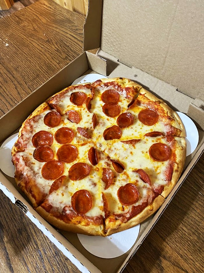 Crispy, cheesy, and generously topped&mdash;this pizza proves the Dogpatch kitchen crew knows how to please every palate.