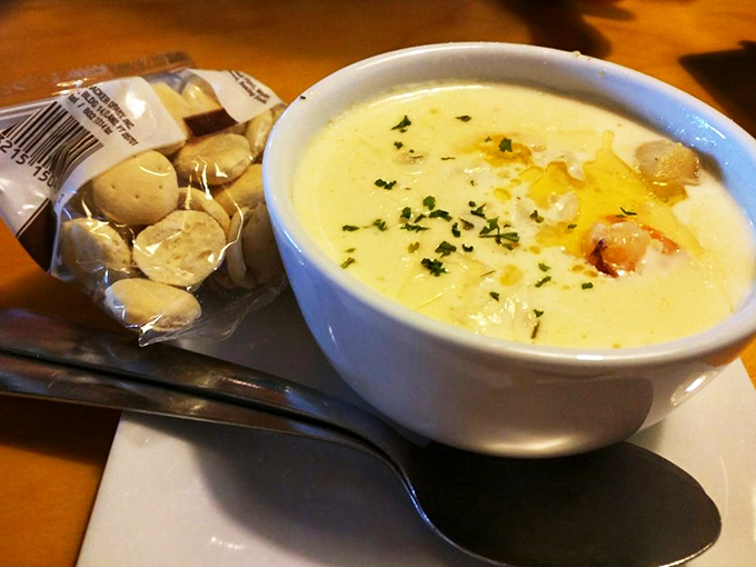 Creamy seafood stew that warms the soul and makes you forget about everything else in the world.