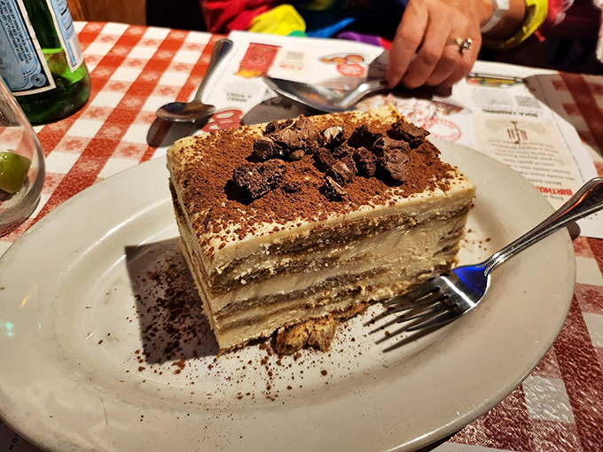 Tiramisu: Italian for "pick-me-up," or as I like to call it, "heaven in layers." This slice is so dreamy, it needs its own pillow.