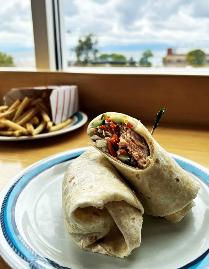 Wrap star in the making! This handheld wonder is proof that good things come in roll-able packages.