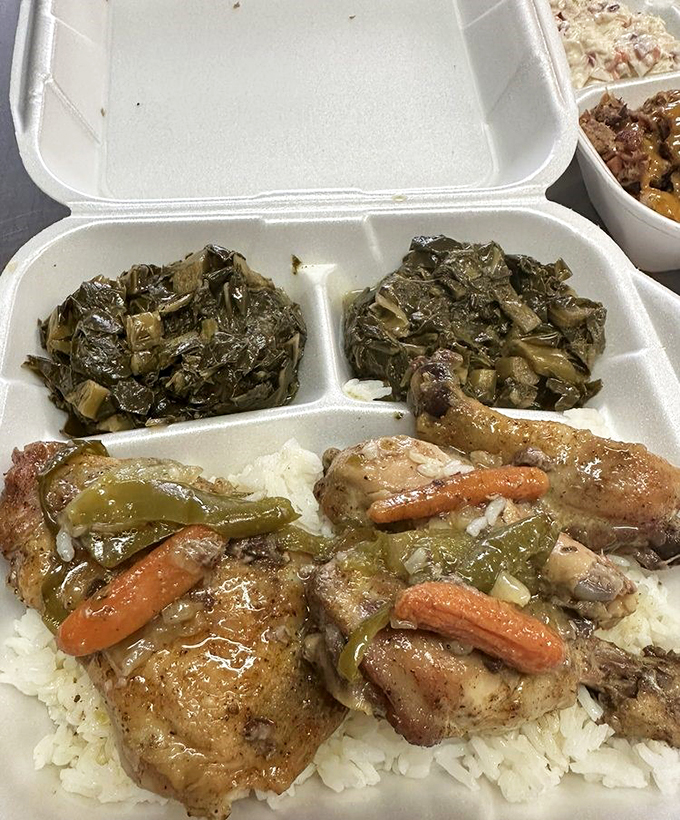 Southern comfort on a plate! This spread is so inviting, you'll want to send it a friend request.