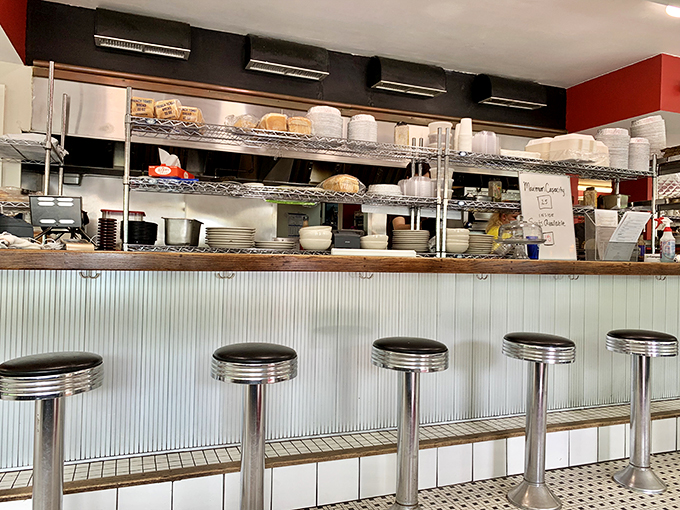 Pull up a stool and watch the short-order magic happen. It's dinner and a show, all rolled into one delicious experience.