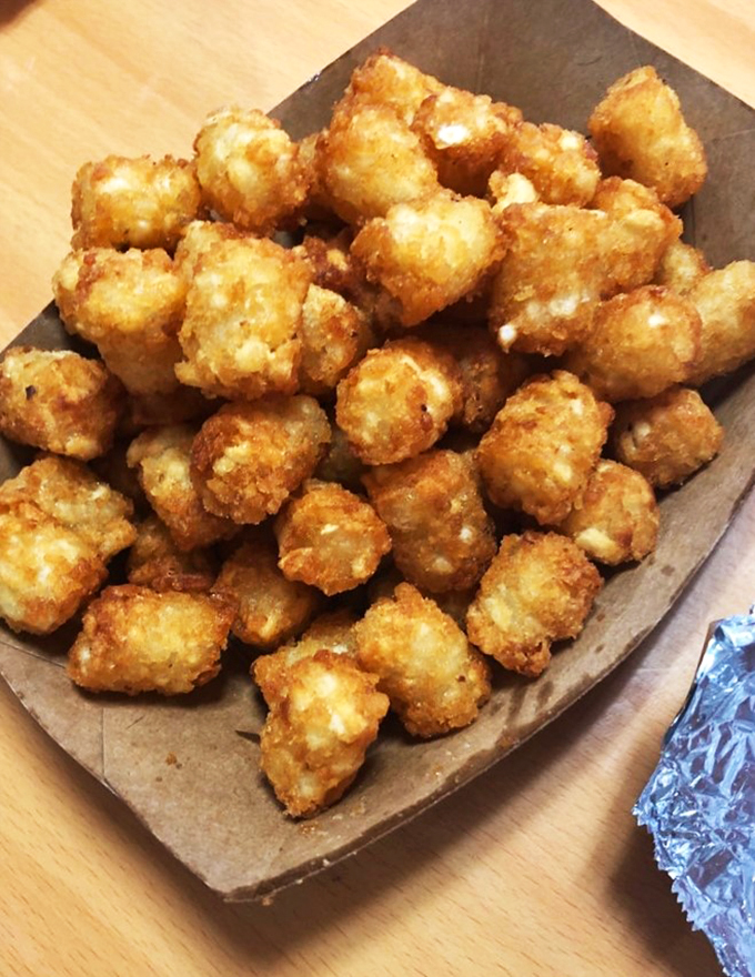 Golden nuggets of joy! These crispy cheese curds are like edible sunshine &ndash; guaranteed to brighten even the gloomiest Vermont day.