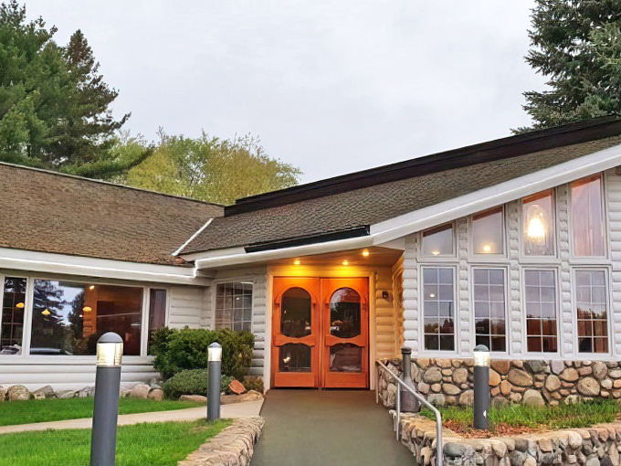 As evening approaches, Boone's Long Lake Inn glows like a welcoming beacon for hungry travelers and locals alike.