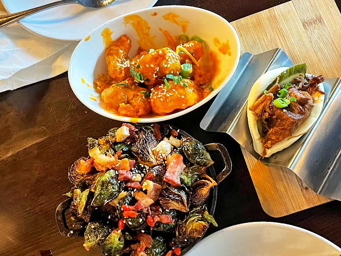 The infamous Firecracker Shrimp: a dish so good, it should come with a warning label. "Caution: May cause spontaneous happy dances."