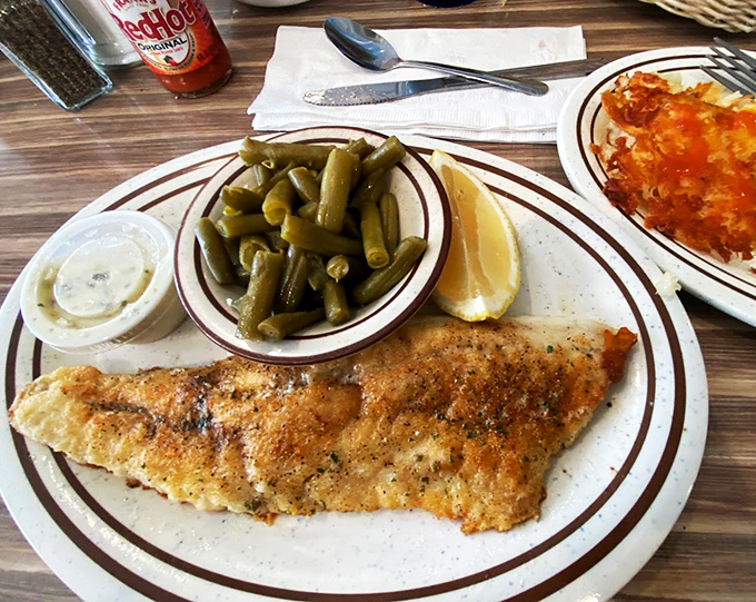 Who needs a trip to the coast when you can dive into this perfectly seasoned fish right here in Monroe?