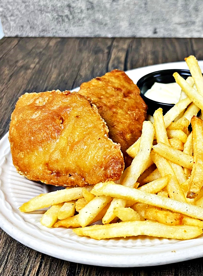 Forget about finding Nemo, I've found fish and chip heaven! These golden beauties are crunchier than my old Walkman cassettes.