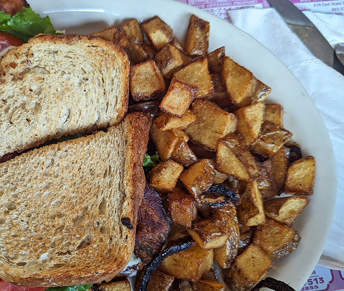 Crispy on the outside, fluffy on the inside - these home fries are the Goldilocks of potato dishes. Just right and utterly irresistible.