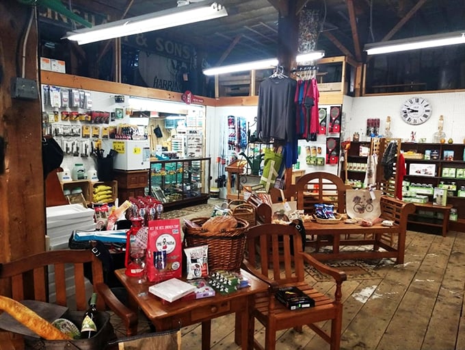 Pull up a chair and stay awhile! This cozy corner feels like grandma's living room, if grandma was also a savvy entrepreneur.