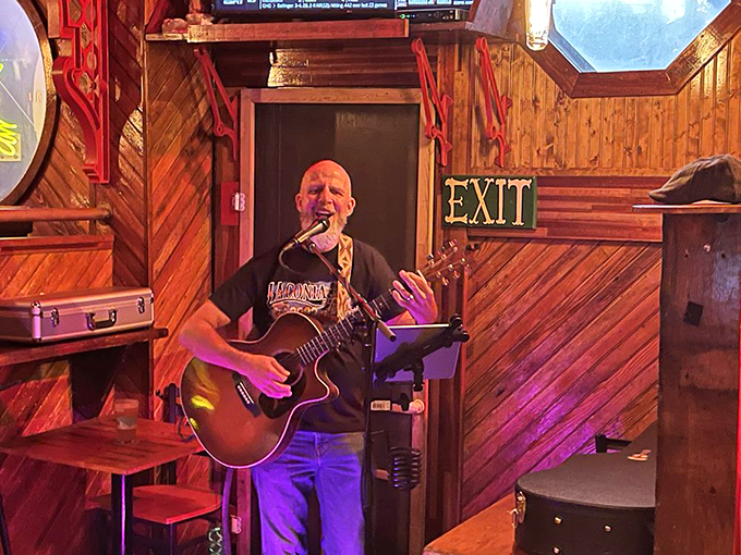 Live music at Casey's: Where tunes meet tastiness. It's like your dad's garage band, but with better acoustics and tastier snacks.