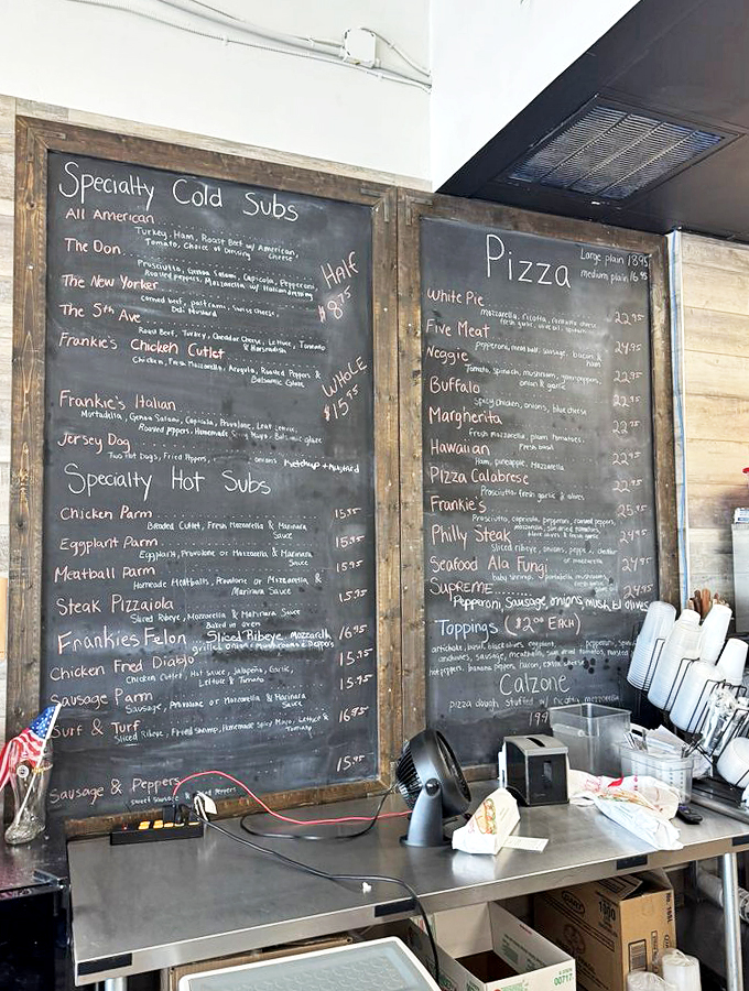 Frankie's menu: Where every item is a headliner. Choosing just one might be the hardest decision you'll make all day.