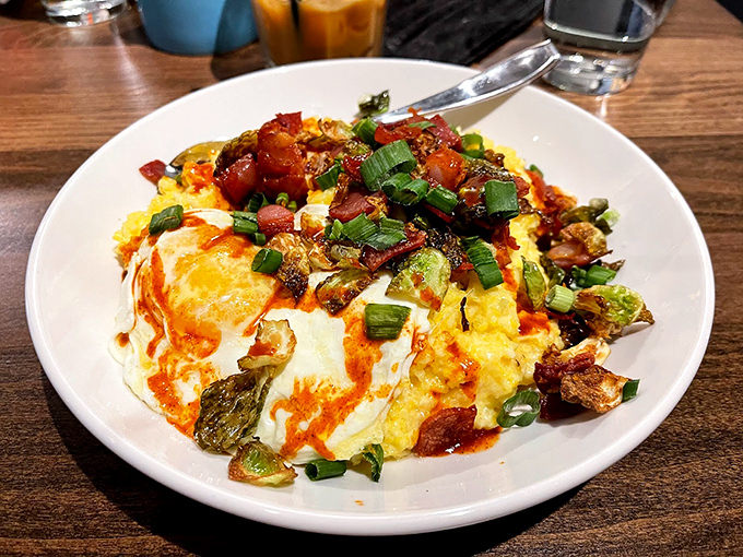 Prosciutto and grits &ndash; a culinary love story that proves opposites really do attract, especially on your plate.