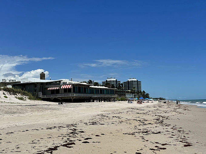 Beach, meet feast! This restaurant is serving up views and vittles in equal measure. Talk about location, location, location!