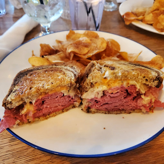 The Reuben sandwich that puts New York delis on notice. Packed with flavor and big enough to satisfy a lumberjack&mdash;or a very hungry food critic.