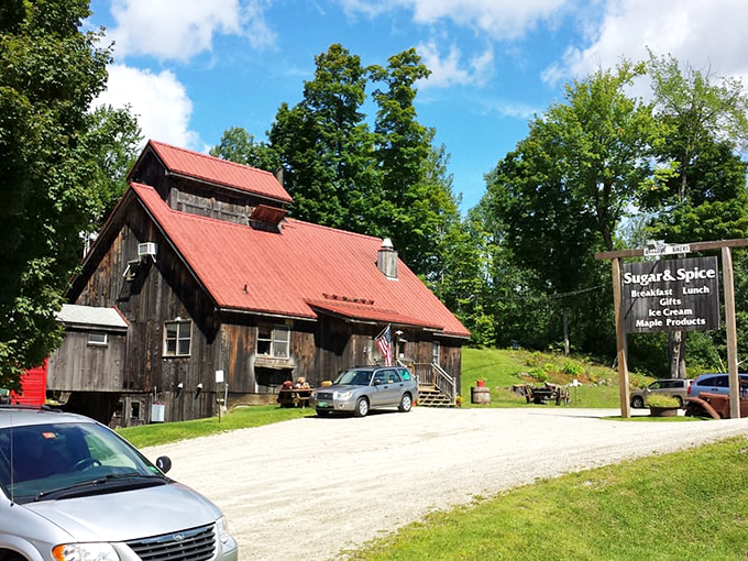A postcard-perfect slice of Vermont! This quaint building houses more charm and deliciousness than should be legally allowed in one spot.