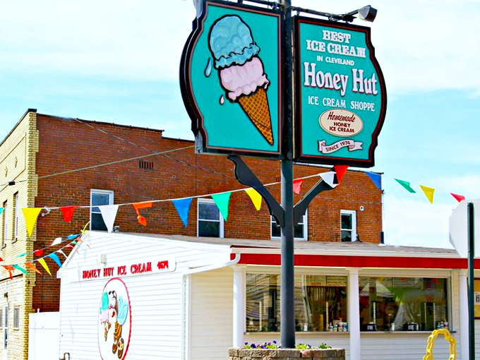 Sweet as honey, cool as ice. Honey Hut is Cleveland's little corner of frozen paradise.