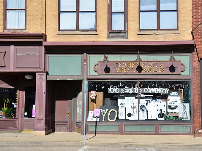 Whirl and twirl through toy history! This dizzying display will have you spinning with childlike glee.