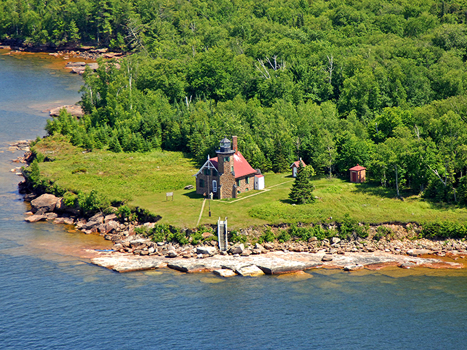 Standing guard since 1881, this isolated beauty offers a true escape. It's "Castaway" meets "Lighthouse Hunters" &ndash; Tom Hanks not included. 