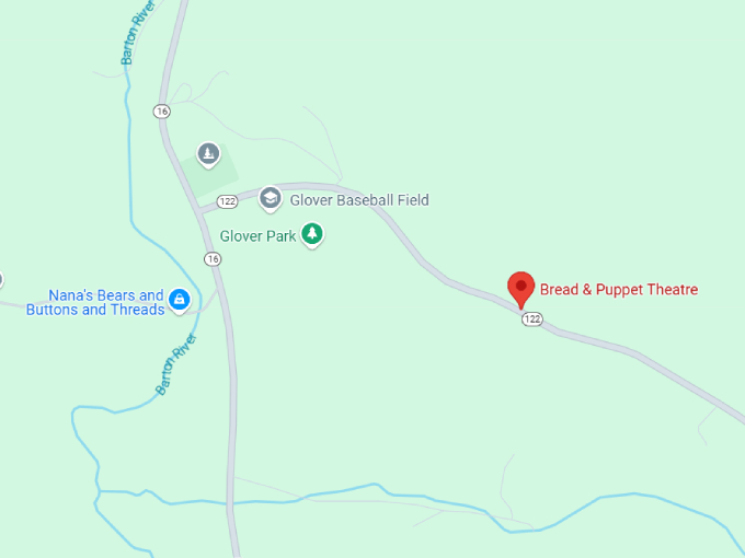 15 bread & puppet theatre map