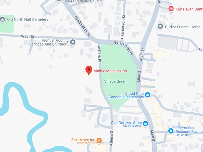 15 marble mansion inn map