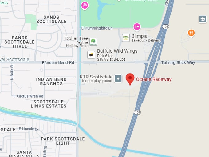 15 octane raceway map