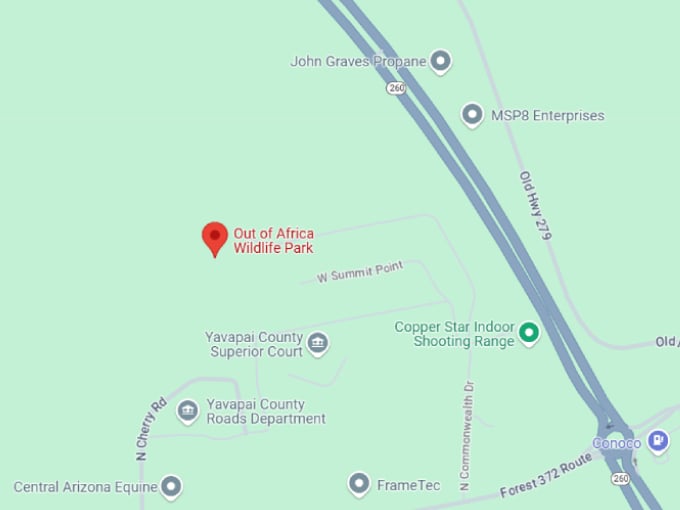 15 out of africa wildlife park map