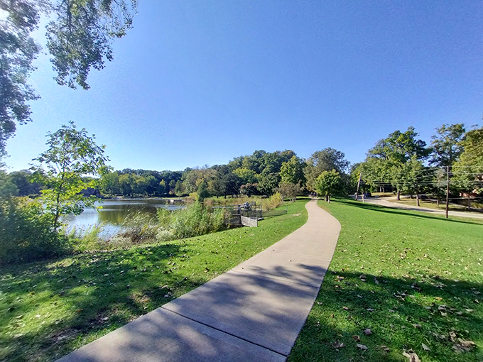 A path that promises adventure at every turn. Whether you're a jogger, a stroller, or a professional daydreamer, this trail has your name on it.