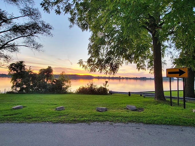Grass Lake sunsets: Better than any filter, and guaranteed to make you forget about your smartphone for at least five minutes.