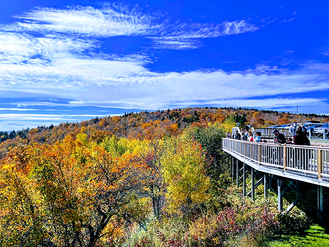Mother Nature showing off! This breathtaking view is better than any postcard &ndash; and it comes with donuts.
