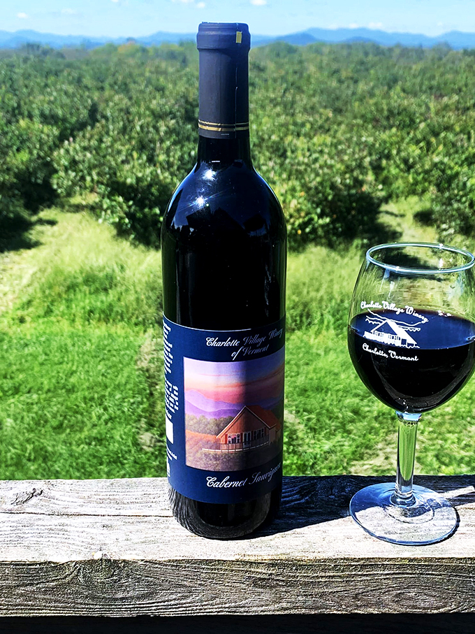 Dark, mysterious, and alluring - this Cabernet is the James Bond of wines, with a view that could rival any movie set.