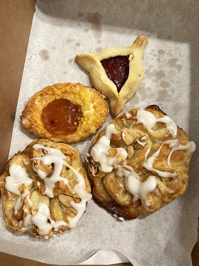 Danish delights that could make a Viking weep with joy. These pastries are flakier than your friend who always cancels plans.