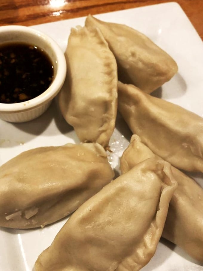 Plump little pillows of joy waiting to be dunked in that perfectly balanced dipping sauce.