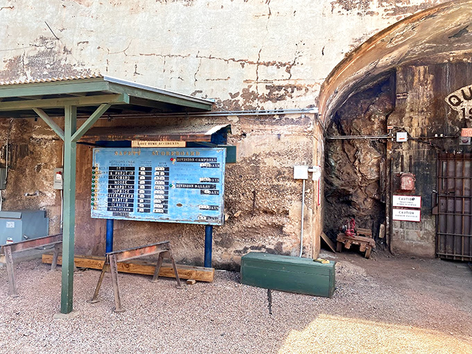 Safety first, fashion... also first? These vintage lockers prove that miners were the original hipsters, rocking industrial chic before it was cool.