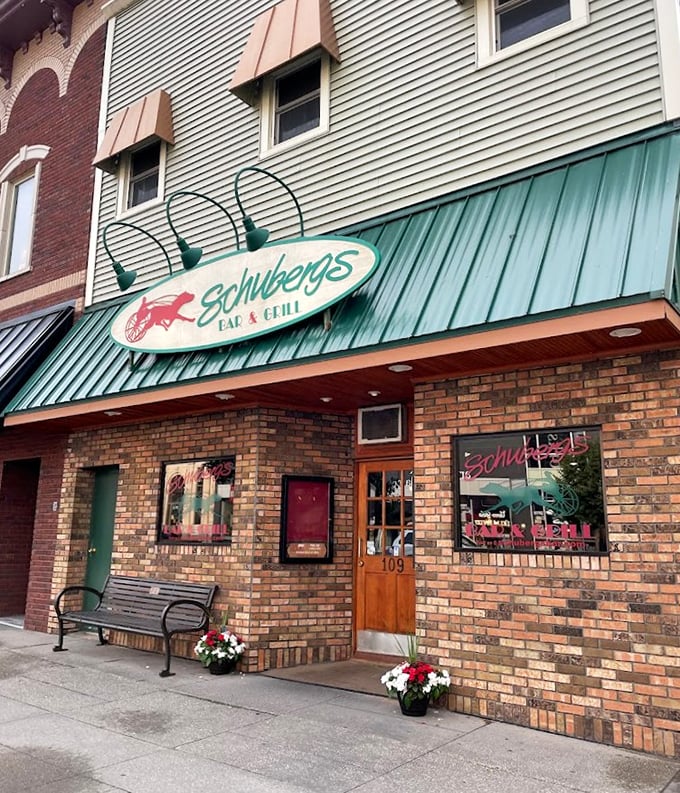 Where brick, charm, and a legendary running rabbit sign welcome hungry visitors home.