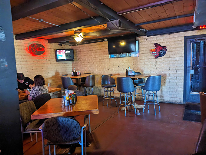 Step inside and leave the desert at the door. This interior screams "coastal getaway" louder than a seagull eyeing your fries. Photo credit: Chandler Firewood