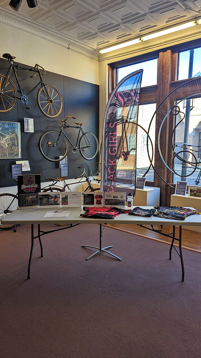 Gear up for fun! The museum's merchandise corner lets you take a piece of bicycle history home &ndash; no helmet required.