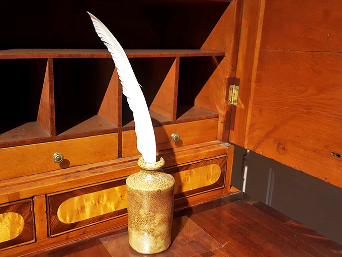 Before keyboards and touchscreens, this quill pen was the ultimate writing technology - minus the autocorrect.