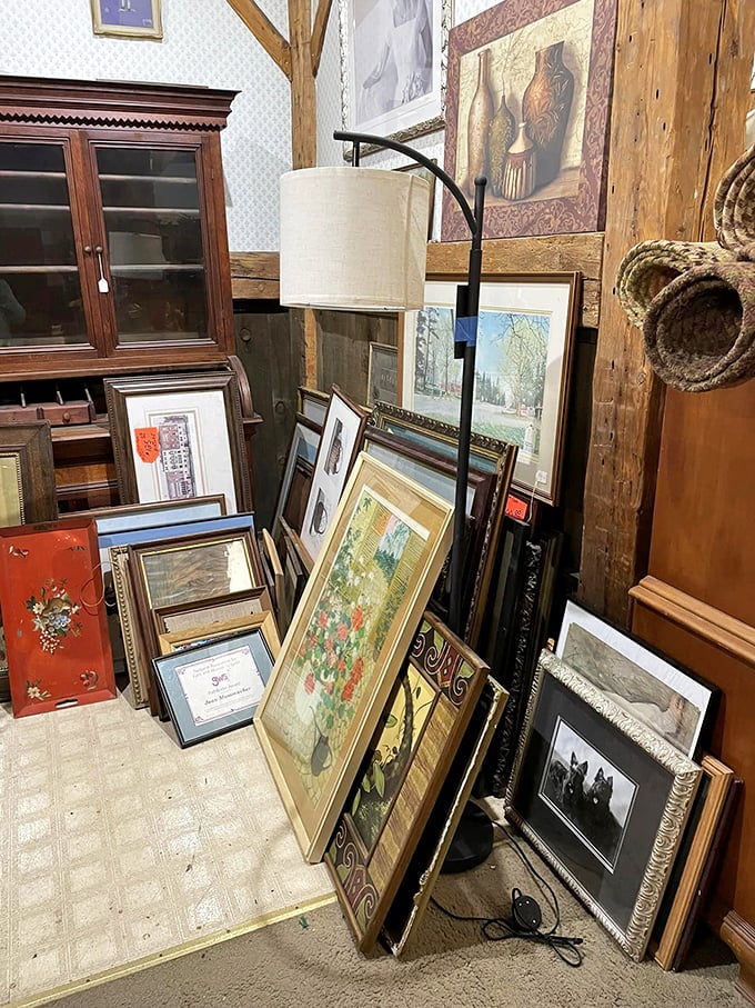 A gallery of memories waiting to be rediscovered. Each frame holds a world of possibilities &ndash; and maybe a long-lost masterpiece!