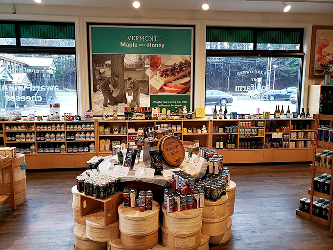 A display that proves Vermont isn't just about maple syrup &ndash; though there's plenty of that too!